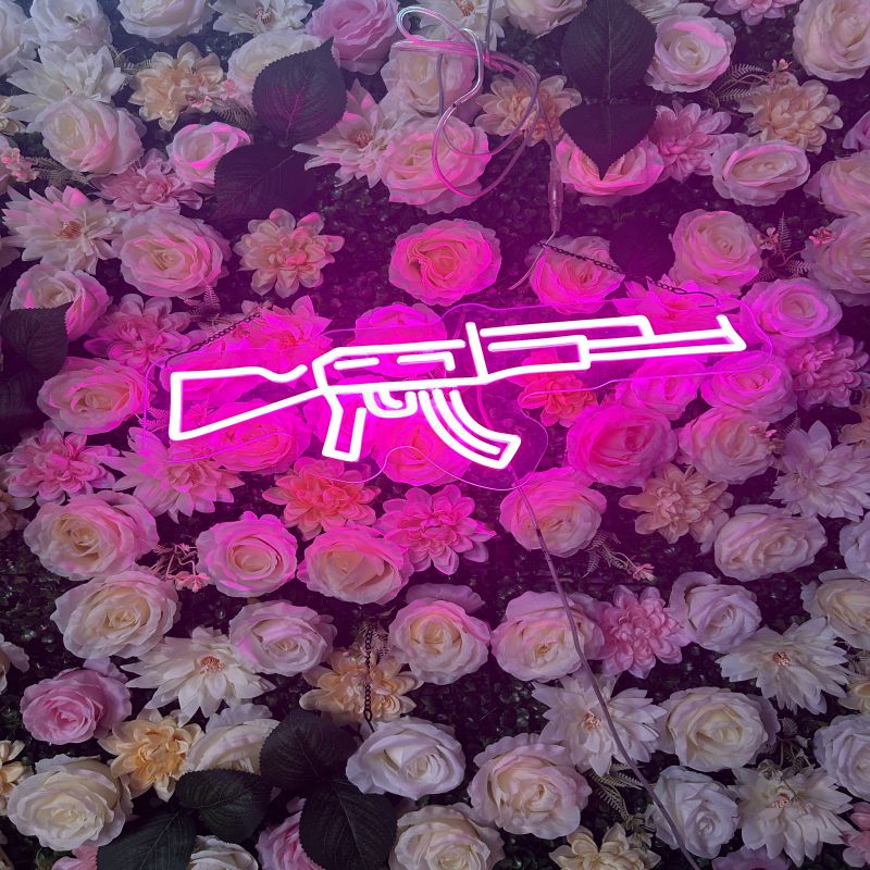 AK47 Gun – Glowing Graphix